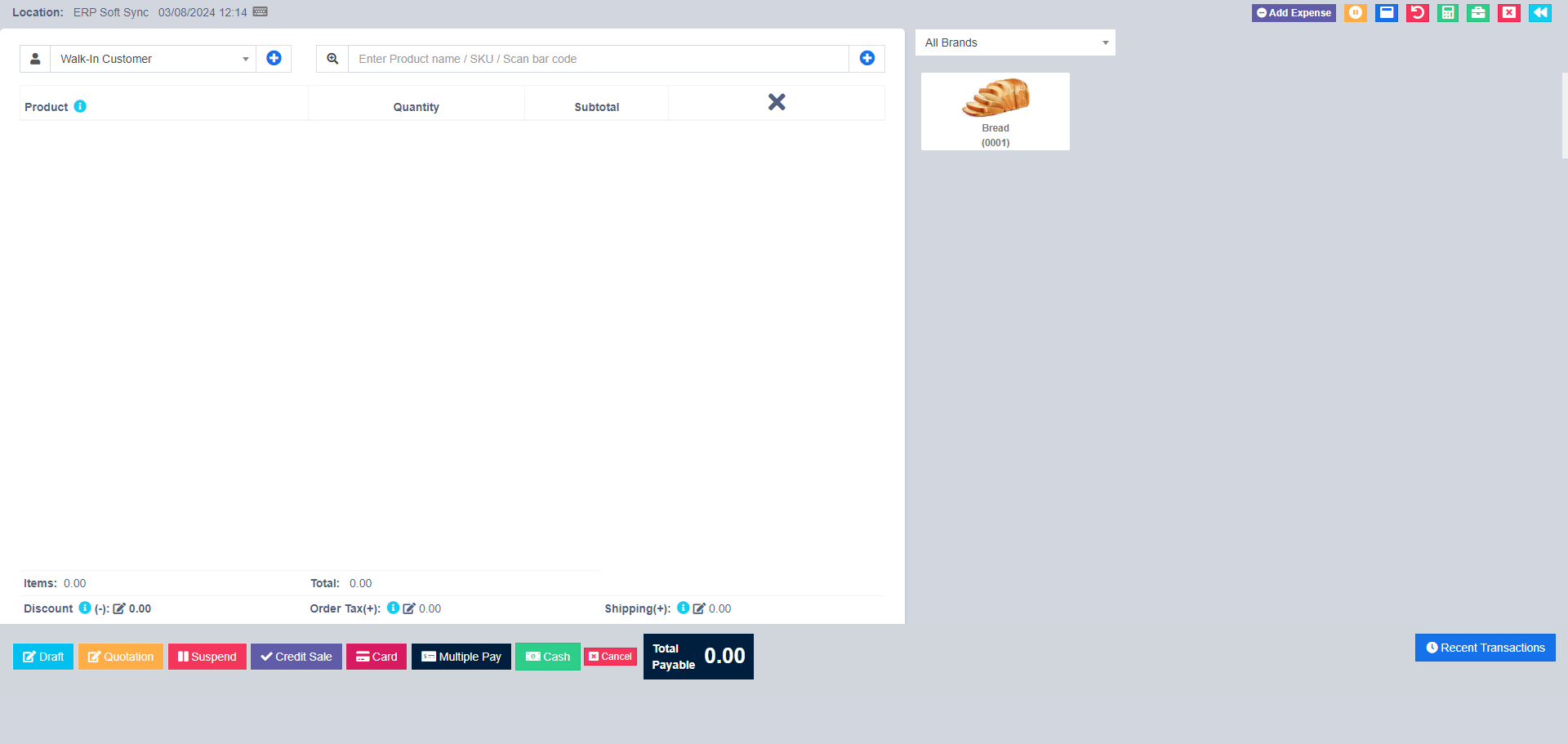 Point Of Sale Software | POS Software | ERP Soft Sync | Point of Sale & Invoicing Software